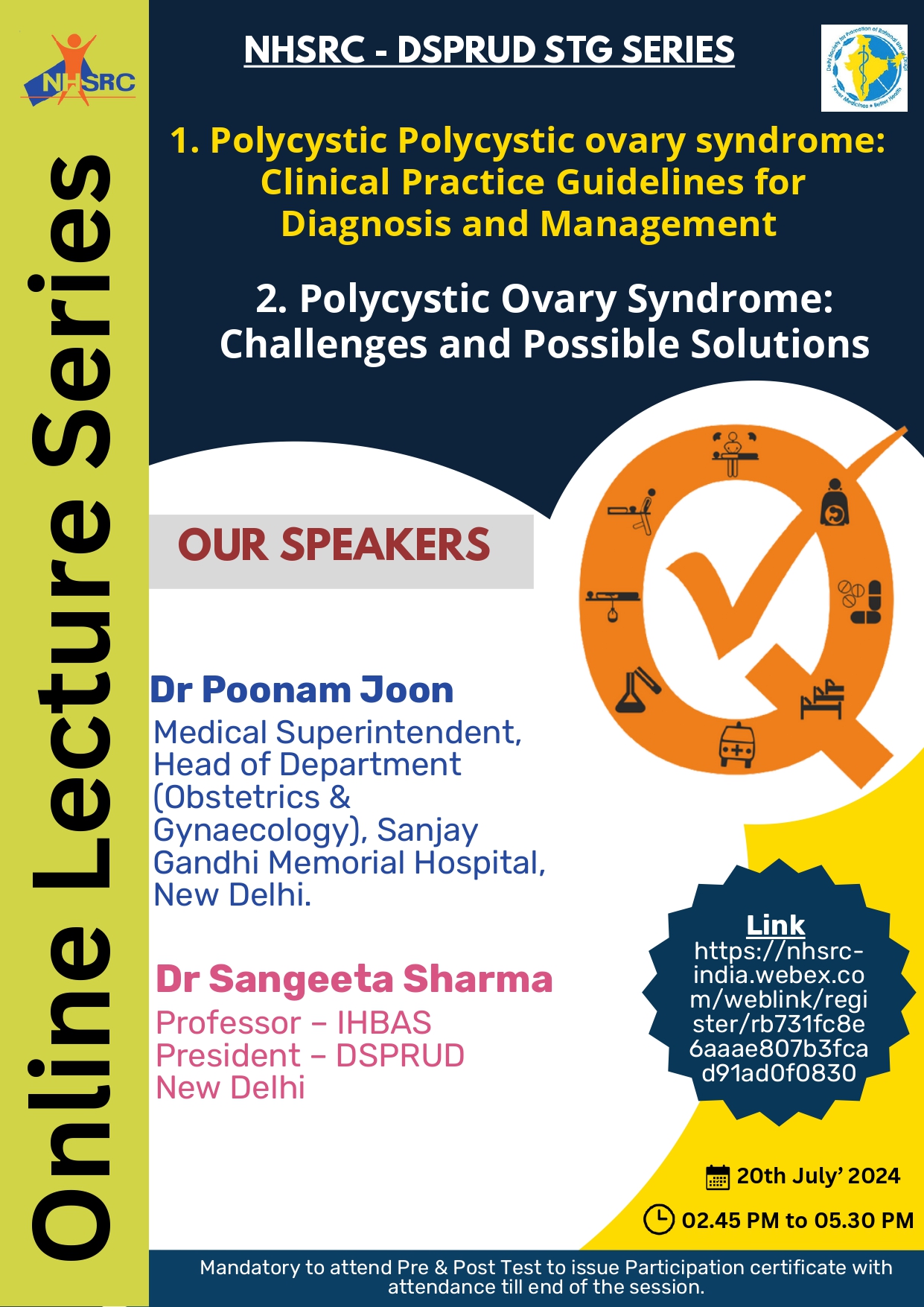 STG Lecture Series- Polycystic Ovary Syndrome | National Health Systems Resource Centre